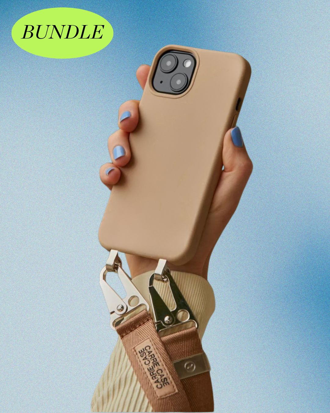 Bundle | Flexi Case Paperbark + Lanyard – CARRIE CASE