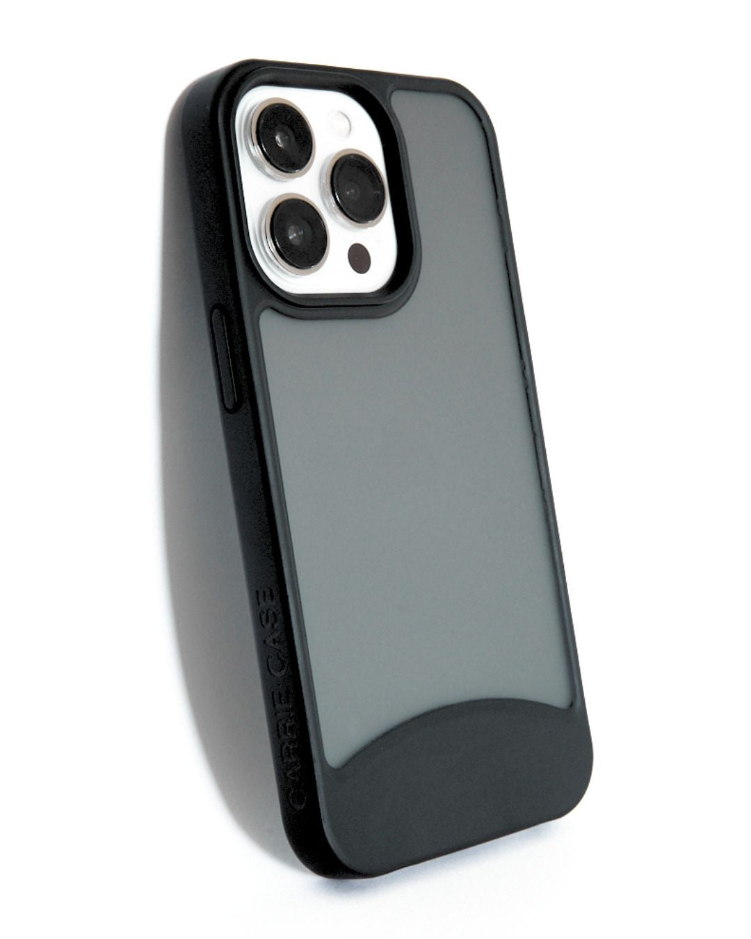 iPhone Case Black/Clear + Eyelets | New Tough Material – CARRIE CASE